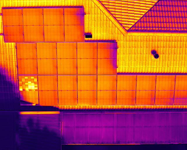 Housing shots and solar panel scan by Drone Services WA